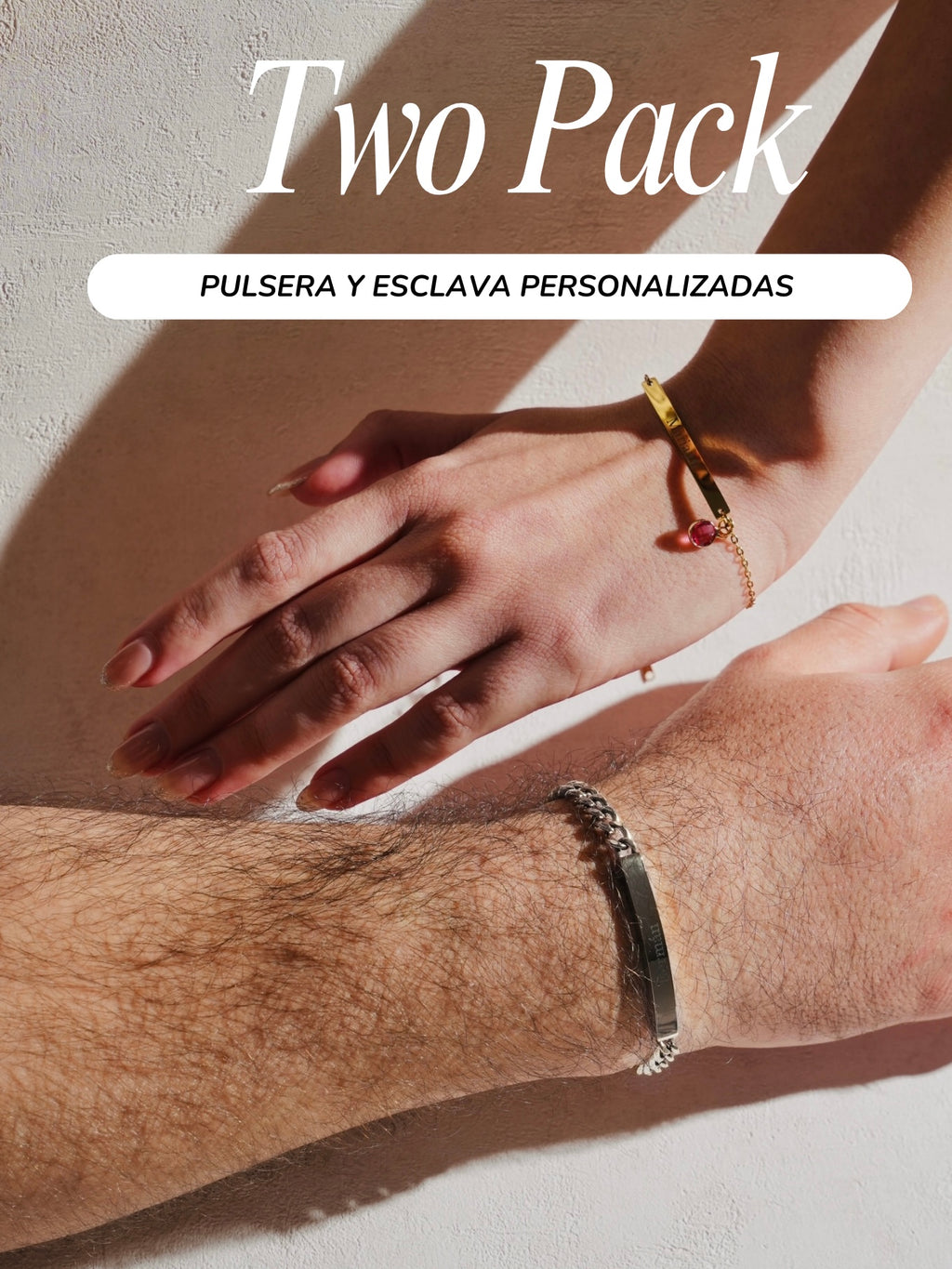 Two Pack - Pulsera ID y Esclava personalizada – Stephanie Erbe