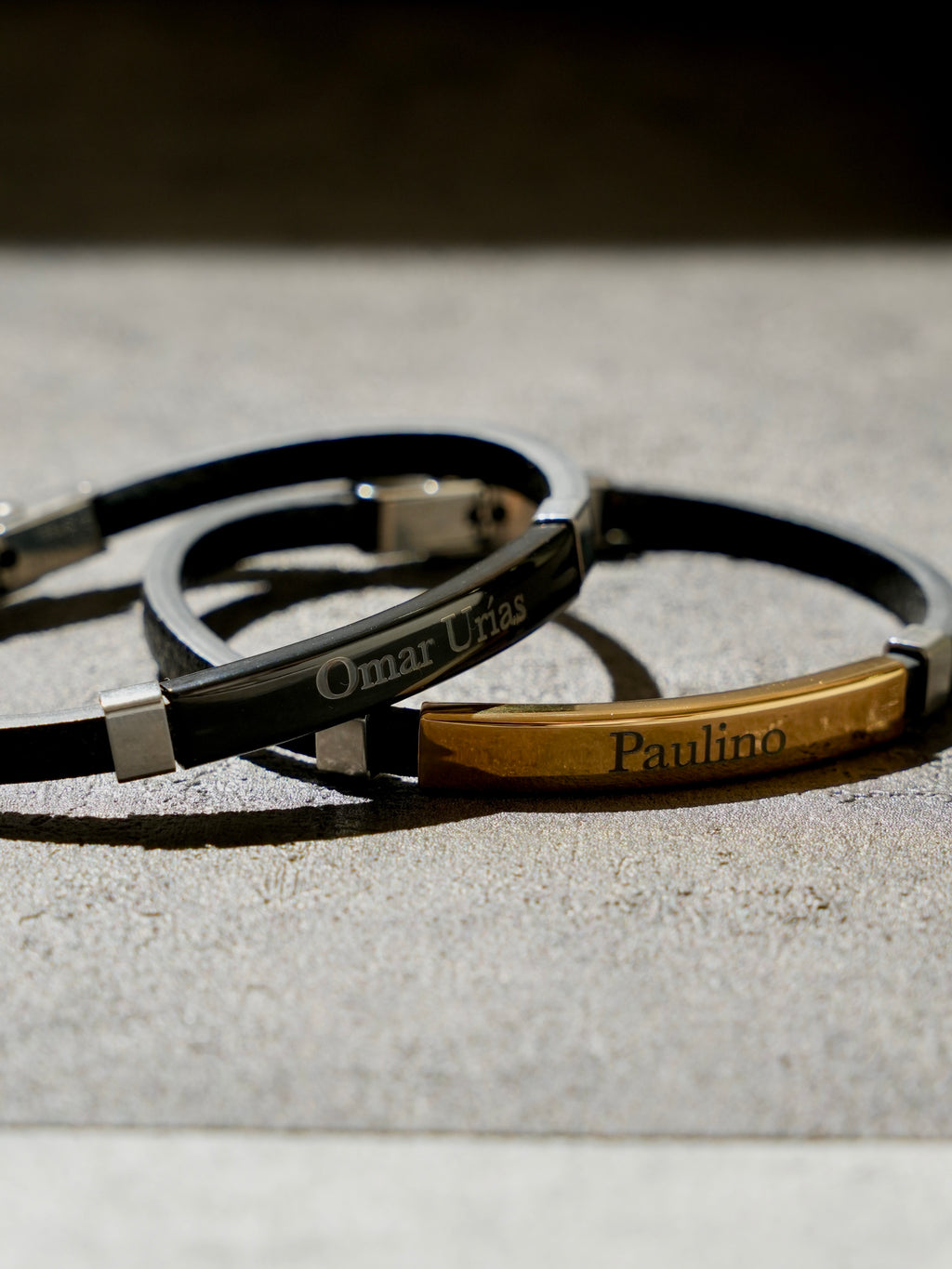 Pulsera personalizada de correa delgada – Stephanie Erbe