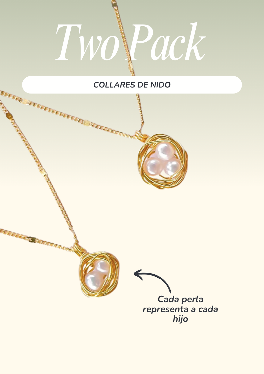 Two pack - 2 collares de nido – Stephanie Erbe