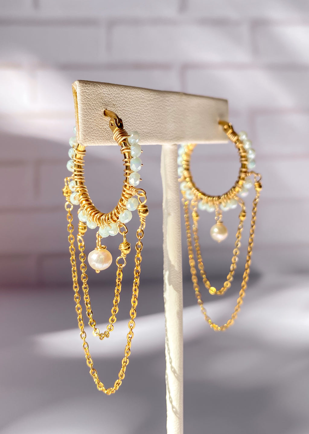 Aretes Helena - azul – Stephanie Erbe