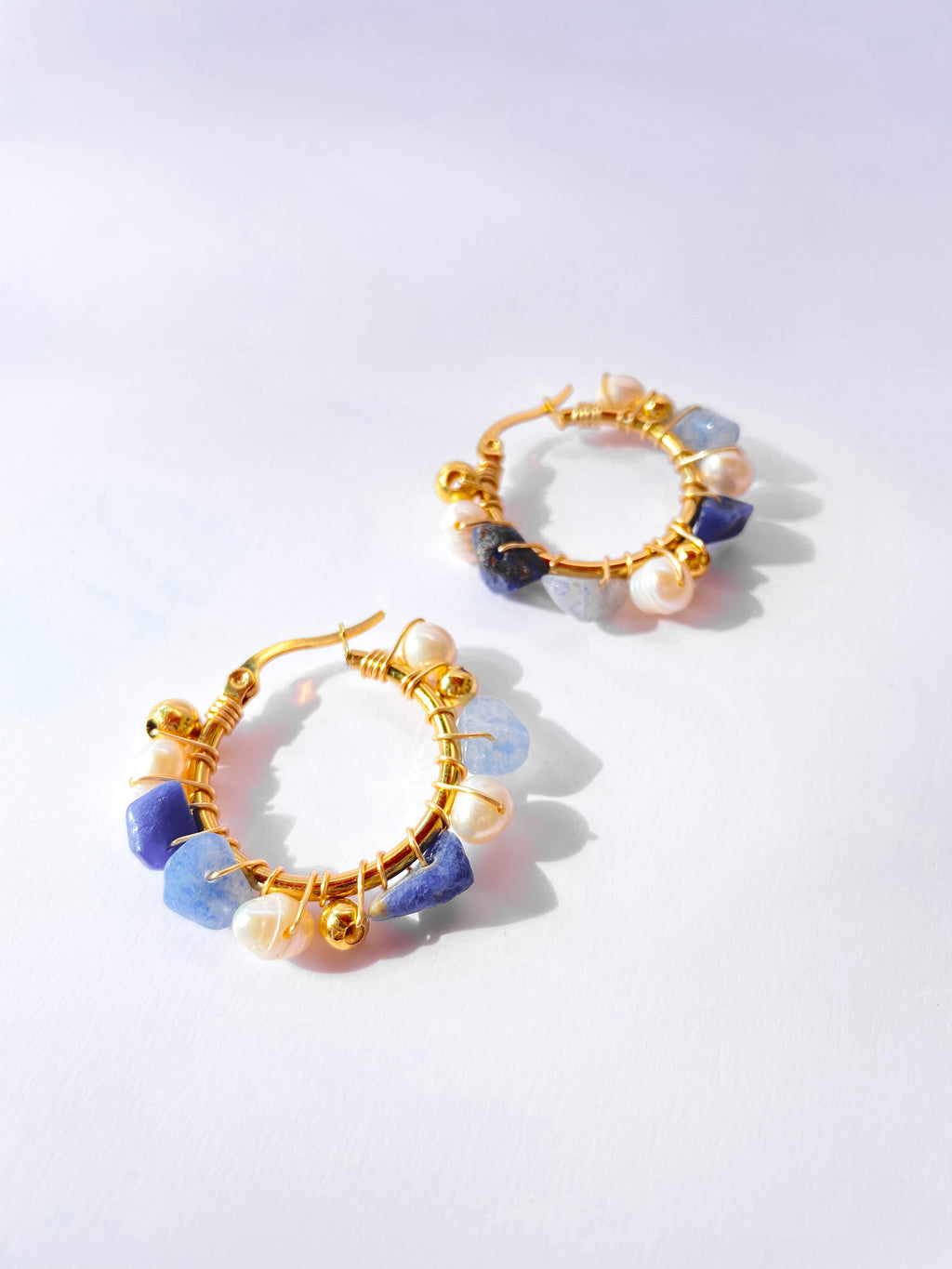 Aretes Romina - azul – Stephanie Erbe